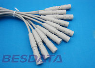 10 Leads EKG Cable Electrodes Adaptor Din 3.0 / Banana 4.0 Plug Conver To Snap Type