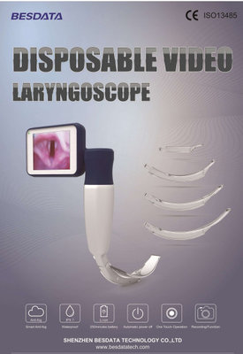 CE, FDA, ISO13485 Anesthesia video laryngoscopy difficult airway intubation  3inch LCD 1280*720px photo and video functi