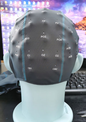 BESDATA active EEG diagnose empty blank skull cap research headset neurology electrode Neurofeedback High density hat